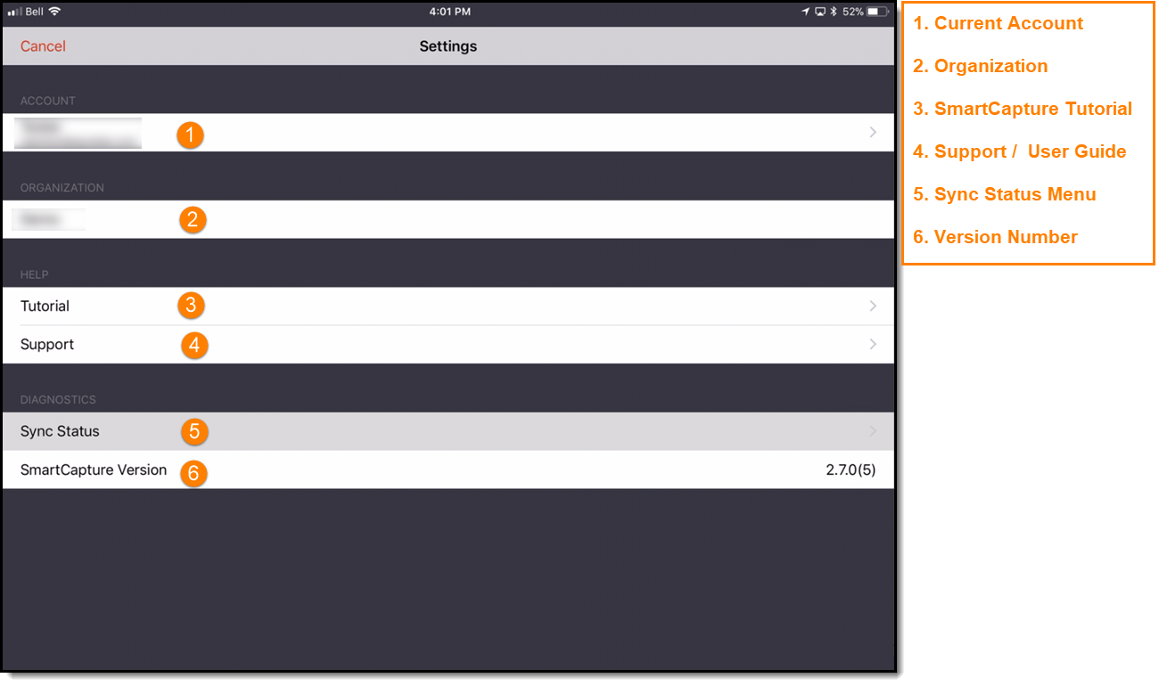 SmartCapture Settings